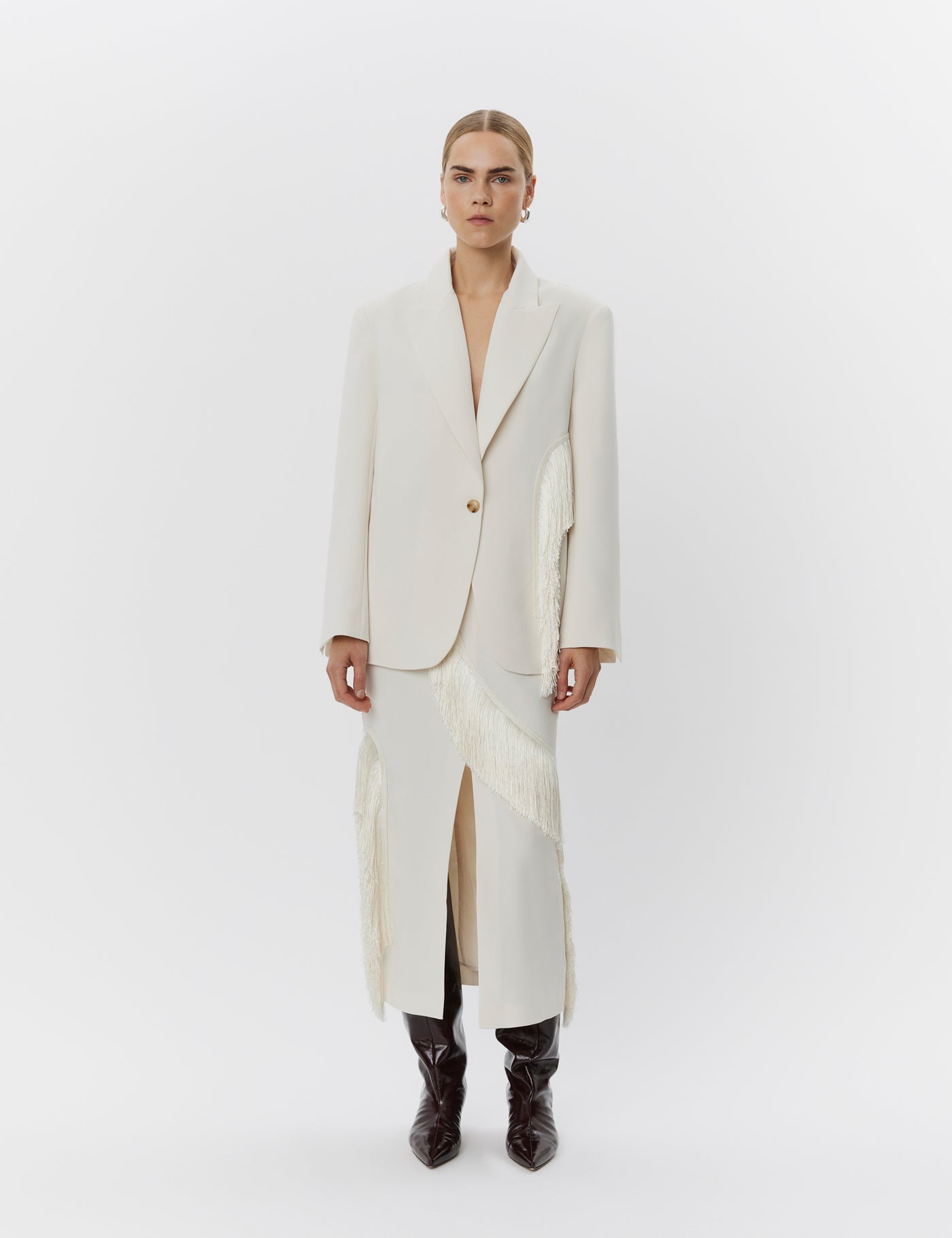 Carli - Classic Gabardine - Ivory Shade